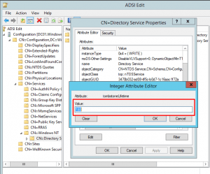 How can I check the tombstone lifetime of my Active Directory forest?